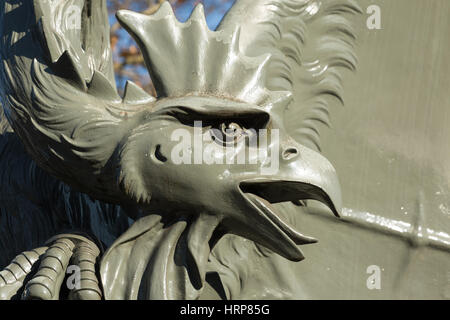 A photograph of a basilisk statue in Basel, Switzerland. The Basilisk ...