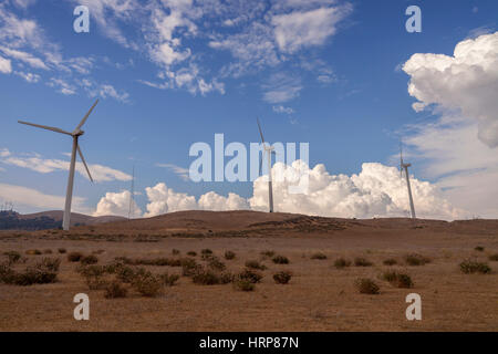Wind Turbines in the Mojave Desert Stock Photo - Alamy