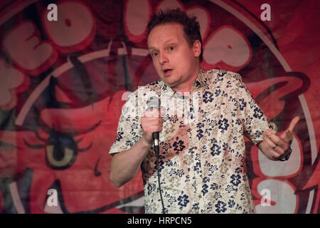 Comedian and writer Stephen Grant at The Red Imp Comedy Club @ The Rose ...