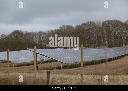 Solar panels in landscape Stock Photo - Alamy