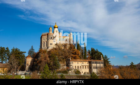 Rocchetta Mattei medieval castle in Italy Stock Photo - Alamy