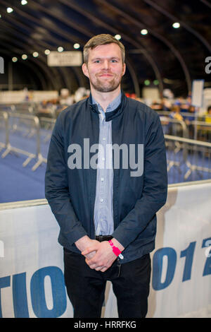 Gerry Carroll of People Before Profit Alliance celebrates after being ...