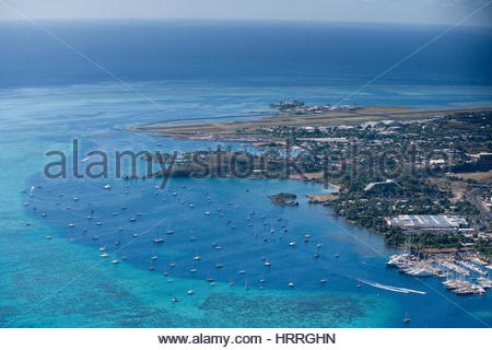 Polynesia Tahiti Papeete International Airport Faa Stock Photo ...