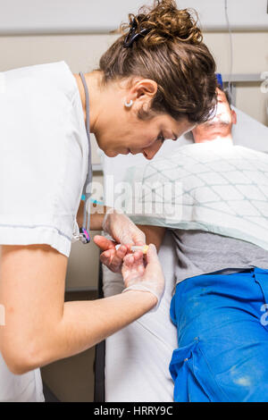 SCREENING FOR TETANUS Stock Photo: 49251653 - Alamy
