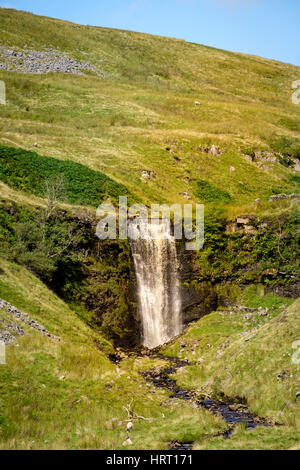 Force Gill Waterfall, Whernside Stock Photo - Alamy