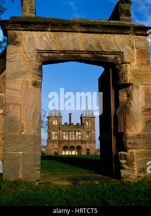 Swarkestone Pavilion, Derbyshire, a 'bowle alley house' finished 1632 ...