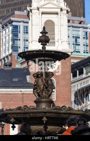 Brewer Fountain, Boston Common, Boston, Massachusetts, USA Stock Photo ...