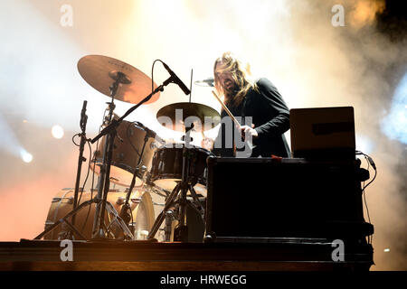 VALENCIA, SPAIN - APR 4: The Royal Concept (band) performs at MBC Fest ...