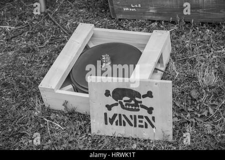 World War II, Anti-tank barricade at the border of the Free City of ...