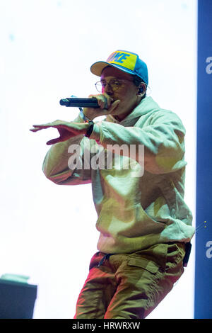 Logic (Sir Robert Bryson Hall II) during the BottleRock Music Festival ...
