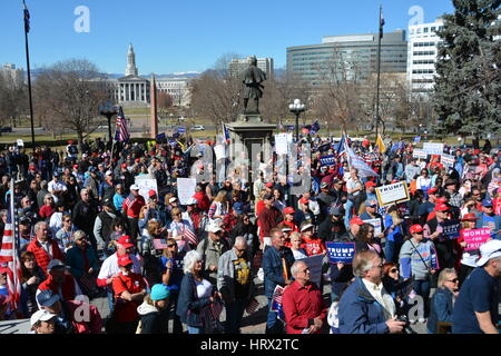 Trump Rally, Denver, CO Stock Photo - Alamy