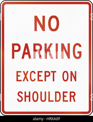 United States traffic sign: No motor vehicles Stock Photo - Alamy