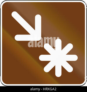 United States MUTCD sign assembly with exit sign and speed limit Stock ...