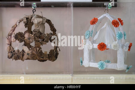 An 18th century maiden's garland on display in Holy Trinity Church ...