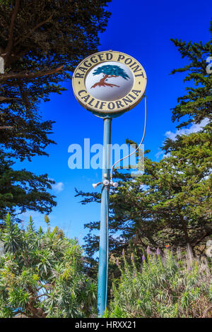 Ragged point landmark resort area on Pacific Coast Highway part of Big ...