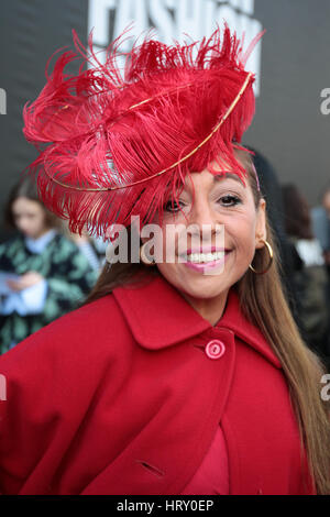 LONDON - FEB 17, 2017: Tracy Rose seen at Autumn Winter 2017, London ...