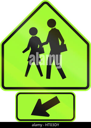 United States MUTCD sign assembly with exit sign and speed limit Stock ...