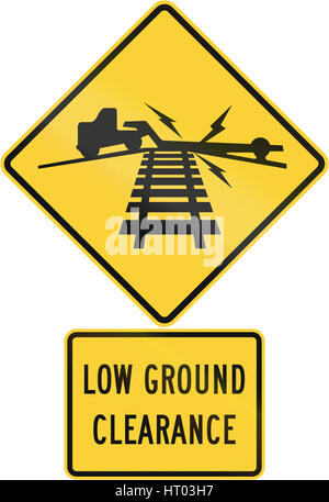 low ground clearance warning sign Stock Photo - Alamy