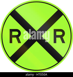 United States non-MUTCD-compliant road sign - Stop ahead Stock Photo ...