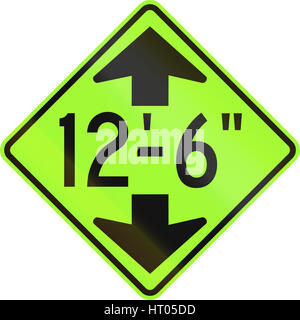 United States non-MUTCD-compliant road sign - Stop ahead Stock Photo ...