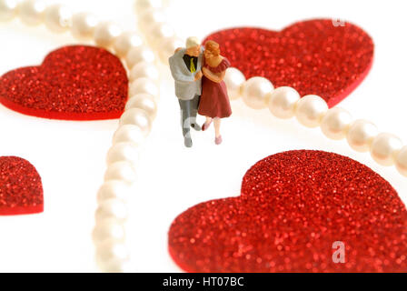Symbolbild Liebesbeziehung - symbolic for love couple Stock Photo - Alamy