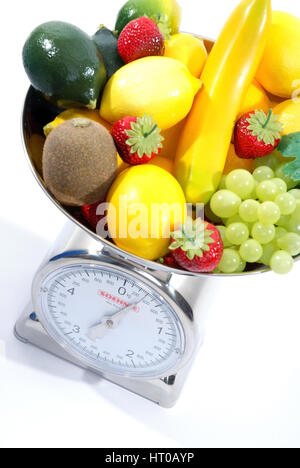 Obstwaage - fruit scale Stock Photo - Alamy
