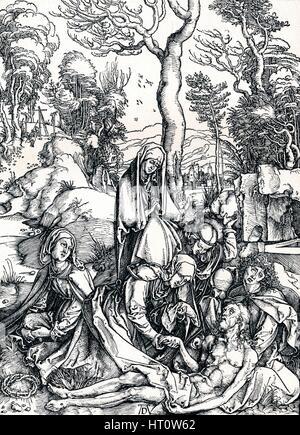 'The Lamentation for Christ', 1498 (1906). Artist: Albrecht Durer Stock ...