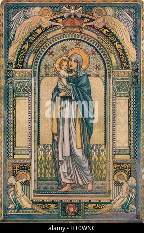 'Madonna and Child', c1918. Artist: Jeanne Labrousse Stock Photo - Alamy