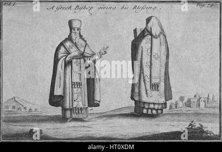 The Hand of Benediction and Blessing or Benediction Gesture, Painted ...