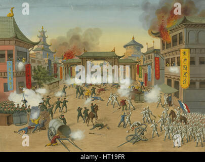 The Boxer Rebellion, Boxer Uprising or Yihetuan Movement, 1900 Stock ...