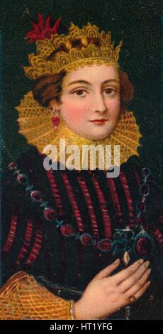 Elizabeth Vernon, Countess of Southampton, was a lady-in-waiting to ...