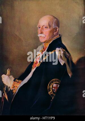 A colour portrait of Prince Arthur, Duke of Connaught and Strathearn ...