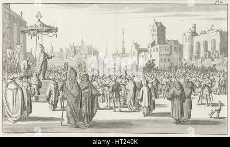 Pope Urban II preaches the First Crusade at the Council of Clermont ...