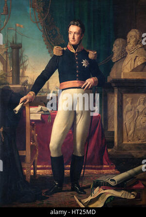 Portrait of William I, King of the Netherlands - by Joseph Paelinck ...