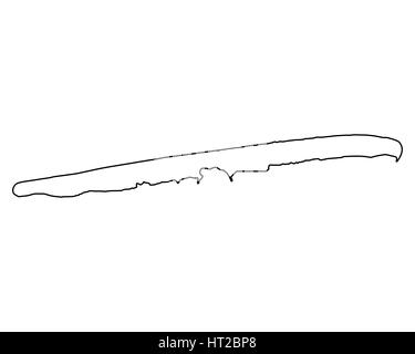 Map of Juist Stock Photo - Alamy