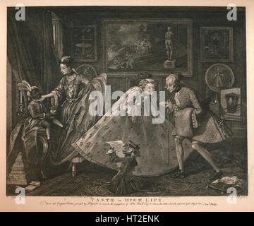 'Taste in High Life', 1798. Artist: Samuel Phillips Stock Photo - Alamy