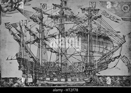 Ark Royal - Elizabethan Naval ship Stock Photo - Alamy