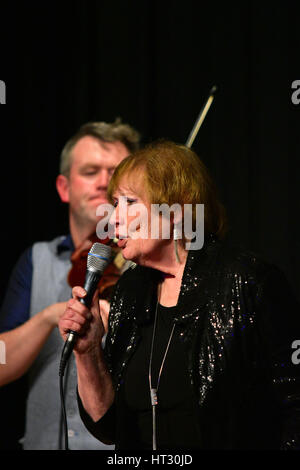 Irish Country Singer Muriel Day performing live on stage in County ...