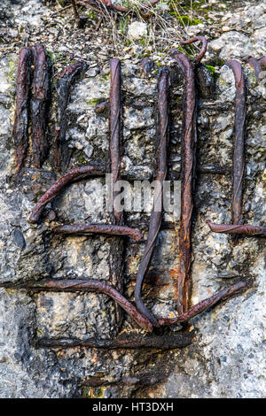 Rusty Chipped Metal Surface Stock Photo - Alamy