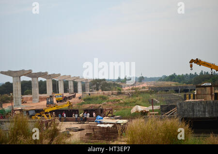 Over bridge (Flyover) under construction Stock Photo - Alamy