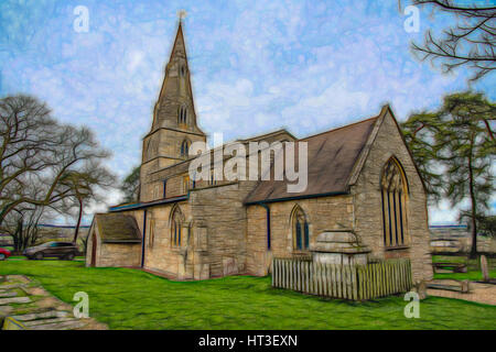 Headstone, St Nicholas church, Carlton Scroop, Lincolnshire, England ...