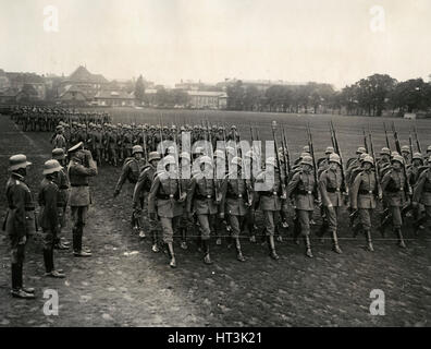 Paul von Hindenburg at the military parade on the Day of Potsdam, 1933 ...