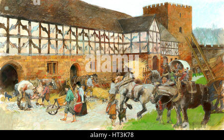 Kenilworth Castle Stables Tudor stable Warwickshire England Norman ...