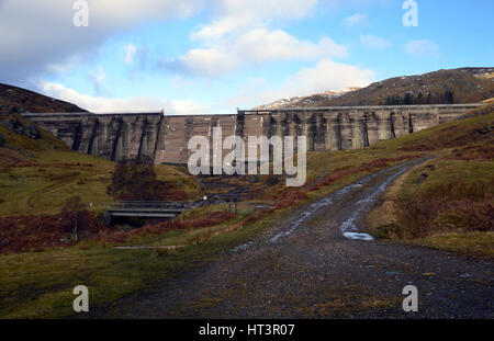 Loch Lednock reservoir Glen Lednock Scotland March 2016 Stock Photo - Alamy