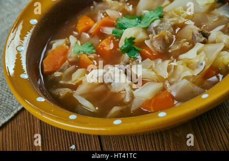 kaalikeitto - Finnish cabbage soup, close up Stock Photo - Alamy