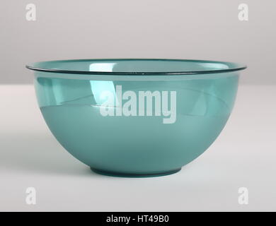 Green transparent plastic deep dish, isolated on white background Stock ...
