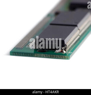 Macro shot of computer RAM processor Stock Photo - Alamy
