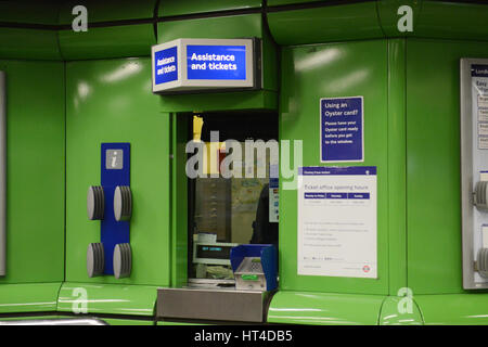London Underground ticket offices Featuring: London Underground ticket ...