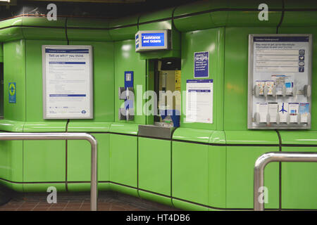 London Underground ticket offices Featuring: London Underground ticket ...