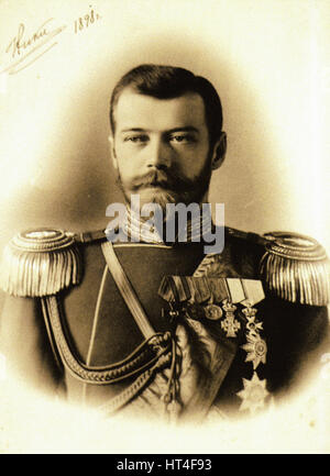 Tsar Nicholas II -1898 Stock Photo - Alamy